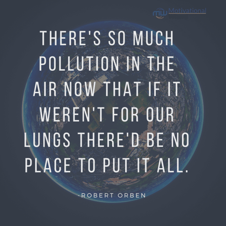 BE A PART OF SOLUTION, NOT THE PART OF POLLUTION! – MotivationalWizard.com