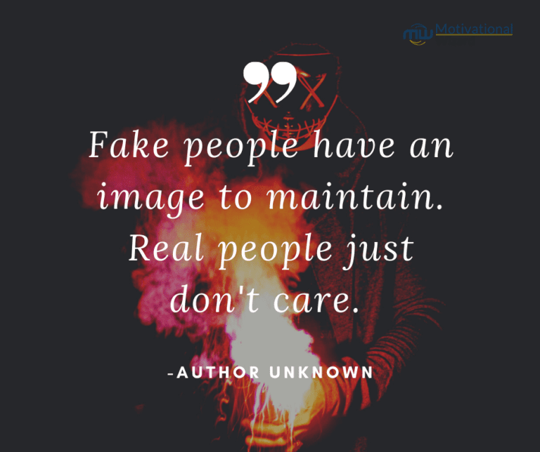 30 Fake People Quotes