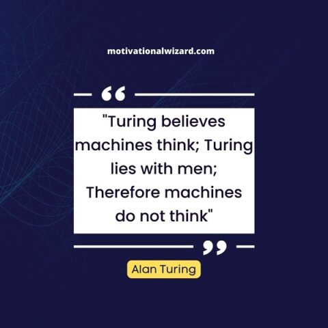 Alan Turing Quotes On Artificial Intelligence And Computing