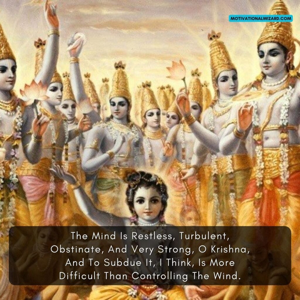 Bhagavad Gita Quotes On Meditation And Mindfulness: Cultivating Inner ...