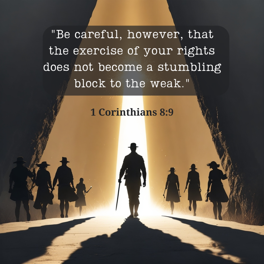 Bible Verse Of The Day: Rights And Responsibility