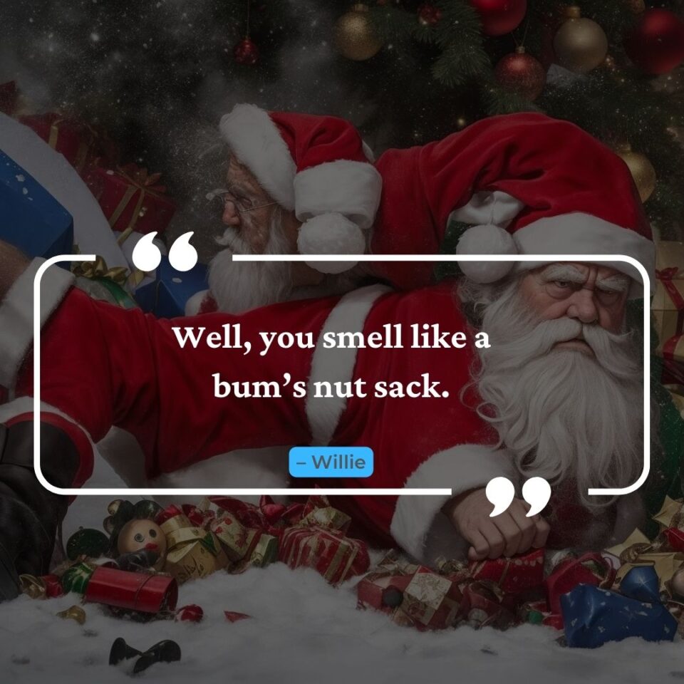 20+ Hilariously Unconventional Bad Santa Quotes From A Non-Classic ...