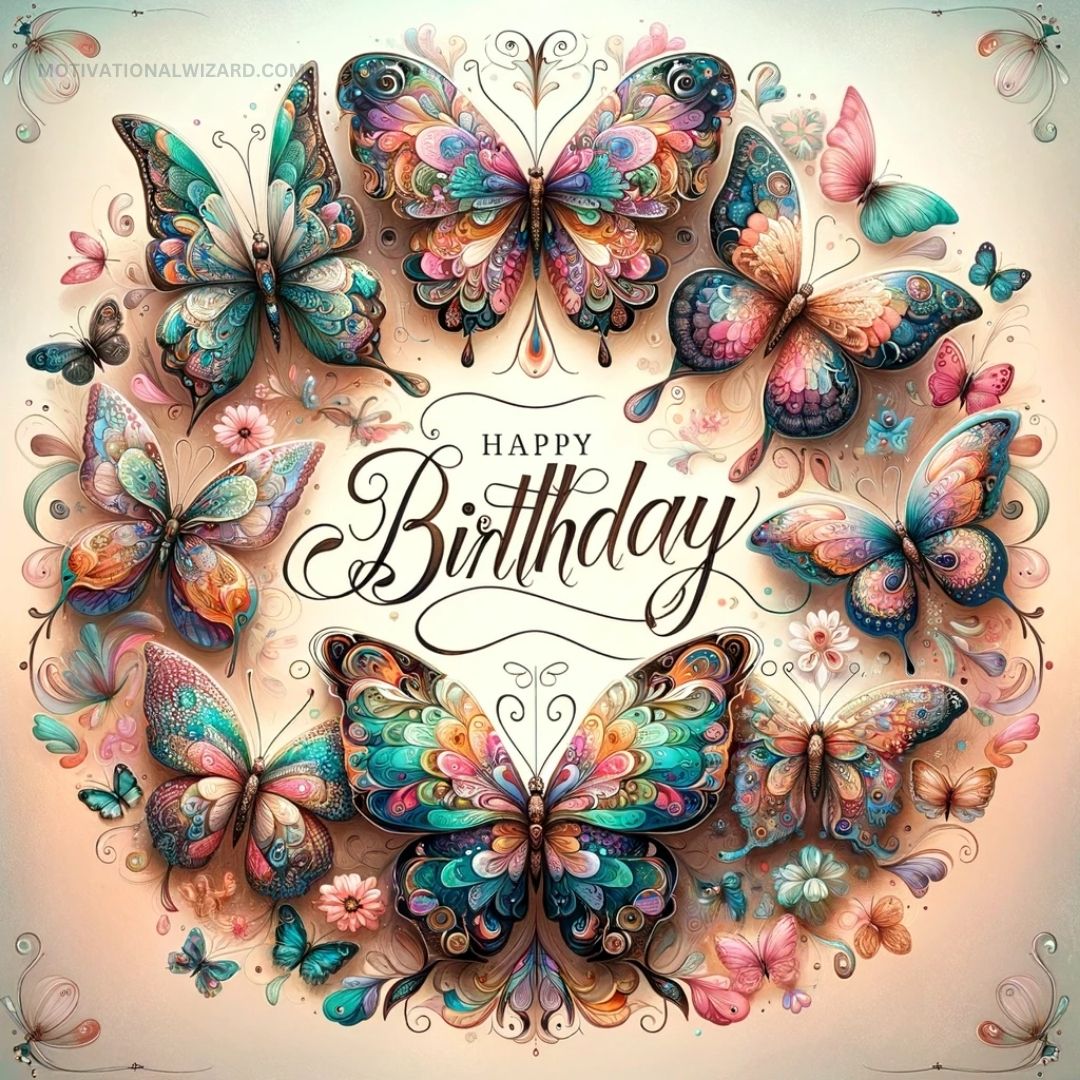 Happy Birthday Butterfly Images