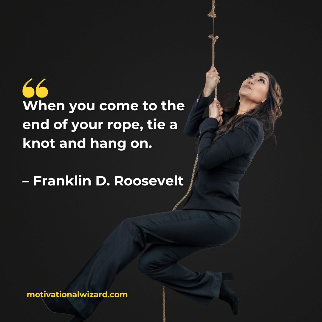 Thought Of The Day: Are You At The End Of Your Rope?