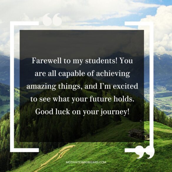 260 Farewell Messages To Students For Every Occasion