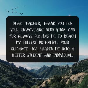 Thank You Message For Teachers: 320 Ways To Express Sincere Appreciation