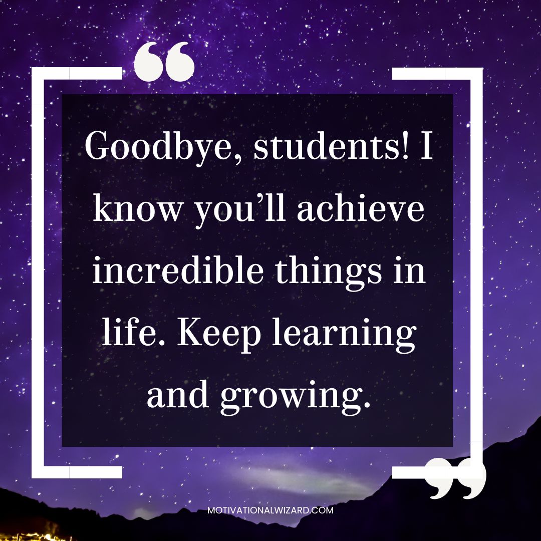 260 Farewell Messages To Students For Every Occasion