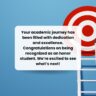 320 Academic Achievement Congratulations Message For Honor Student